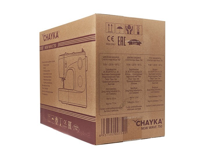 Электромеханическая швейная машина CHAYKA NEW WAVE 750 по цене 11 990 ...